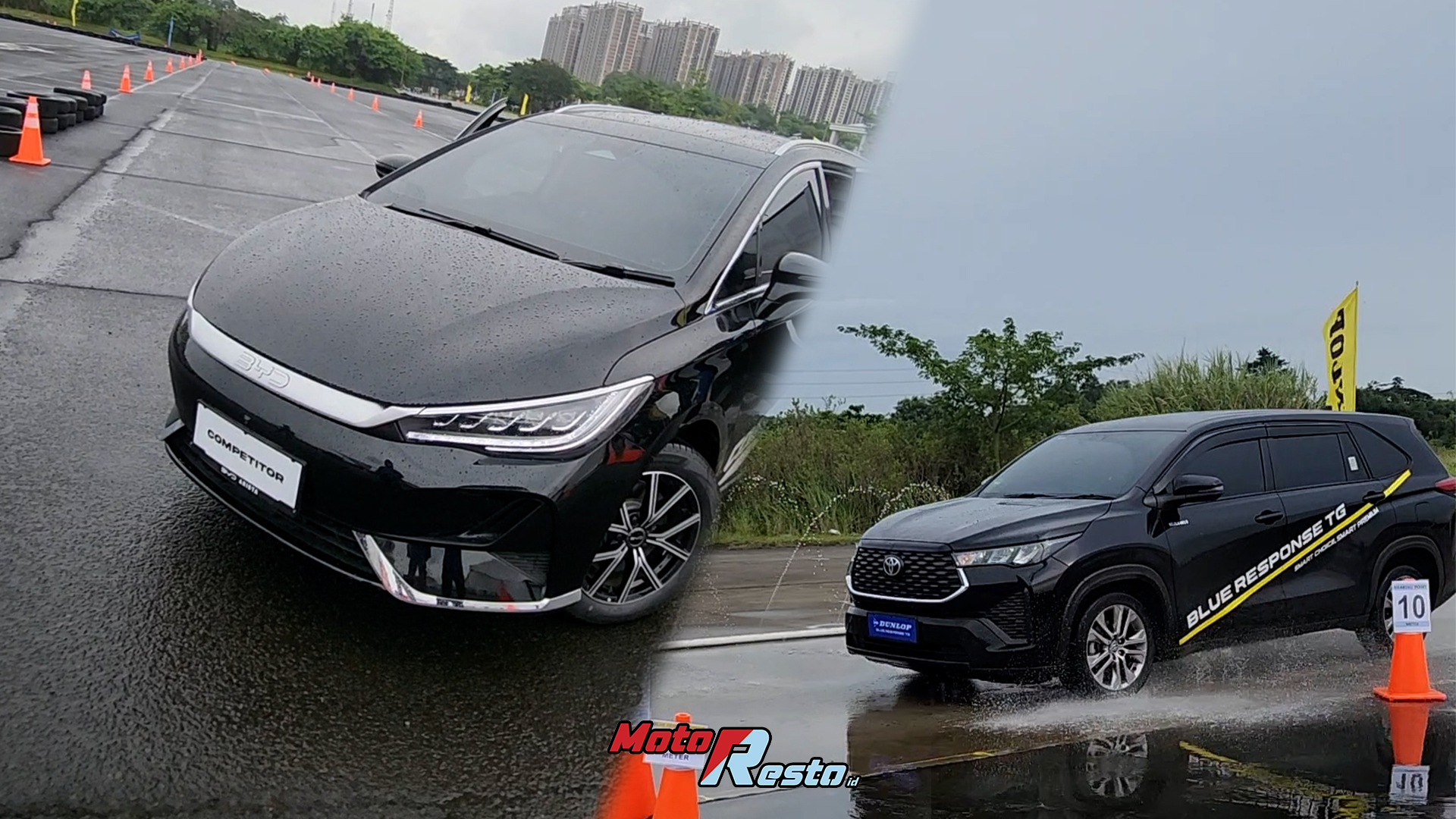 Diuji di Jalan Basah dan Slalom, Intip Keunggulan Dunlop Blue Response TG